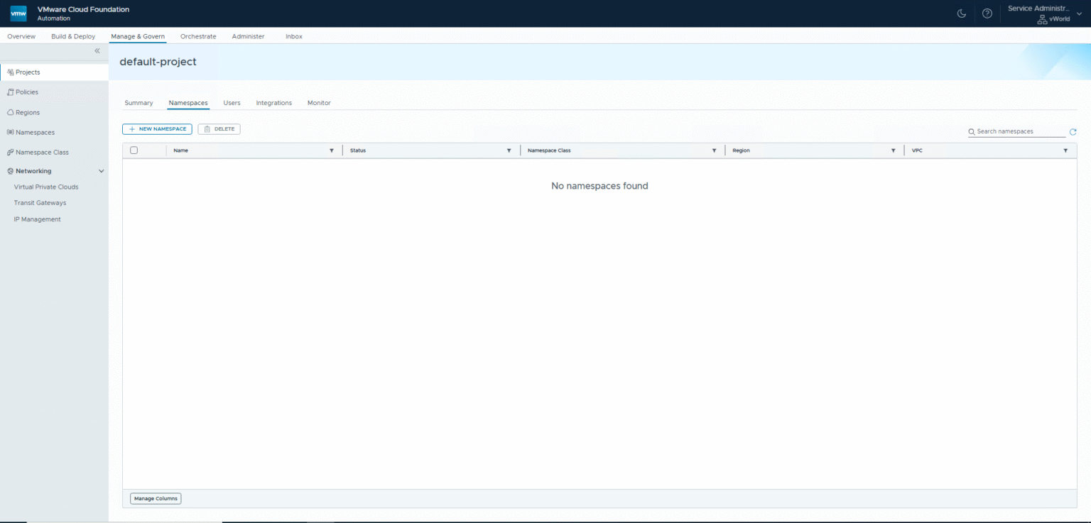 Vcf Automation From Zero To A Running Virtual Machine A Step By Step
